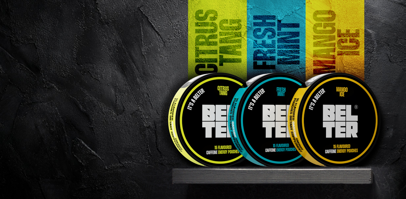 Belter - Premium Flavoured Caffeine Pouches